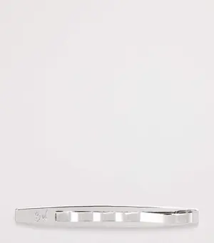 BABETTE WASSERMAN LONDON Rhodium-plated Deco Tie Bar Cufflinks