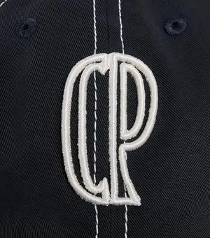 Claudie Pierlot Cotton Baseball Cap With Embroidered Logo - Blue