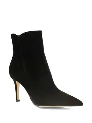 GIANVITO ROSSI Gianvito Rossi Pointed Toe Patent Leather Ankle Boots
