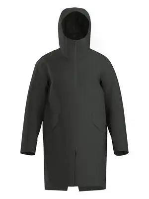 Veilance Hooded Zip-front Coat