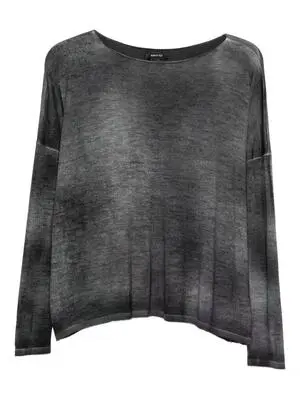 Avant Toi Long-sleeve Top With Faded Effect
