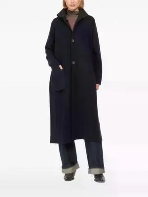 OYUNA Olama Reversible Pocket Long Coat - Blue
