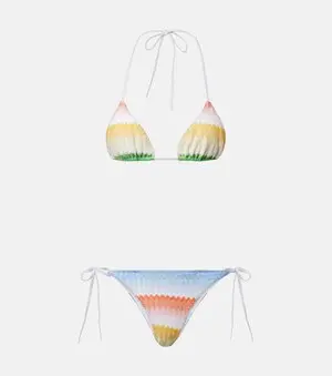 Missoni Two-piece Chevron Lame Bikini - Multicoloured