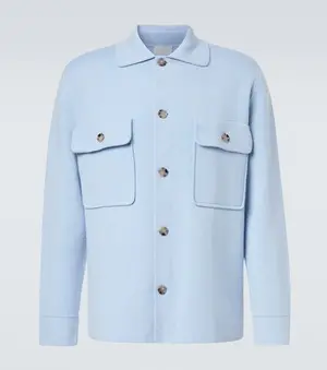 ALLUDE Wool And Cashmere Overshirt