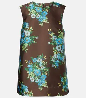 ALEMAIS Floral Print Sleeveless Top - Multicoloured