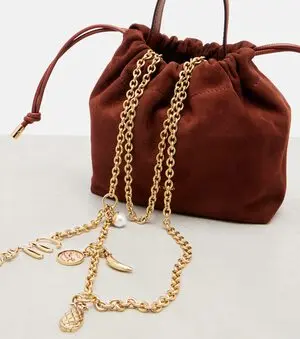 Chloé Suede Bucket Bag - Brown