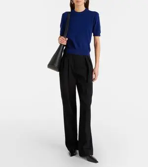 JIL SANDER Virgin Wool Pullover - Blue