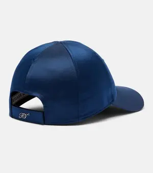 ROGER VIVIER Embellished Satin Baseball Cap
