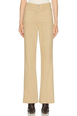 MOTHER High Waisted Patch Pocket Bookie Sneak Jeans - The Devil May Care
