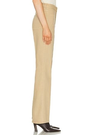 MOTHER High Waisted Patch Pocket Bookie Sneak Jeans - The Devil May Care