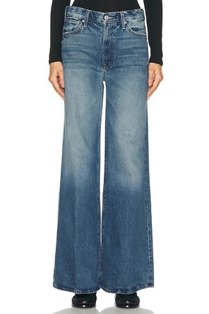 MOTHER The Ditcher Roller Zip Sneak Jeans - Remember When