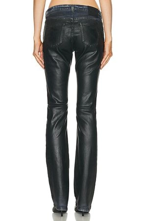 Acne Studios 2013 Stretch Charcoal Leather Pant