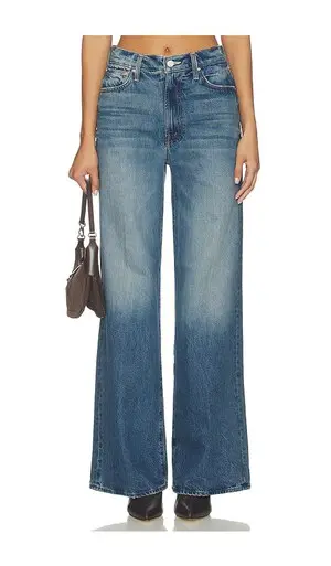 MOTHER The Ditcher Roller Zip Sneak Jeans