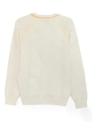 MARANT Crew Neck Sweater With Intarsia Design