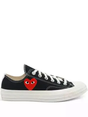 CONVERSE X COMME DES GARONS PLAY Chuck 70 Heart Logo Sneakers - Black