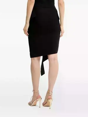 Herve Leger Asymmetric Midi Skirt