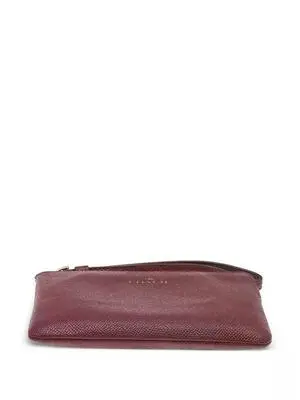 COACH VINTAGE Leather Wristlet Clutch