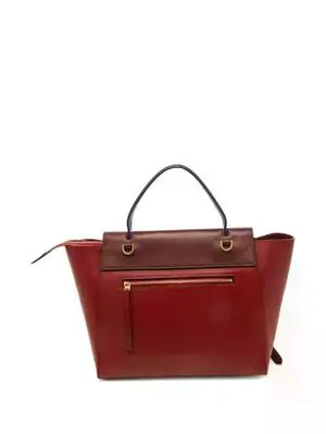 Celine Mini Belt Two-way Handbag - Red