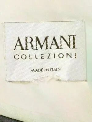 ARMANI Abstract Print Draped Mini Dress