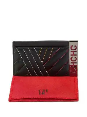 Carolina Herrera Pre-owned Quilted Leather Cardholder