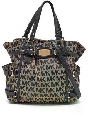 Michael Kors Monogram Canvas Tote Bag