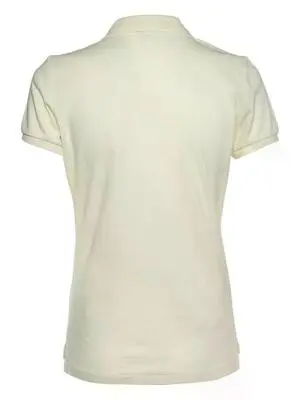 Polo Ralph Lauren Logo Embroidered Cotton Polo Shirt - Neutrals