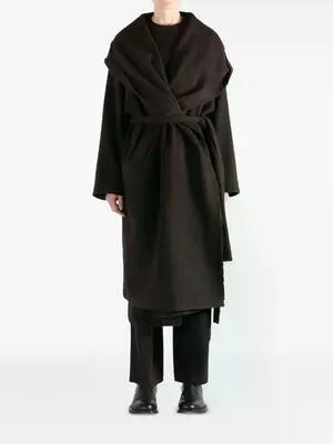 UMA WANG Hooded Belted Coat