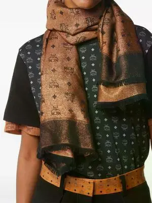 Mcm Monogram-pattern Shawl