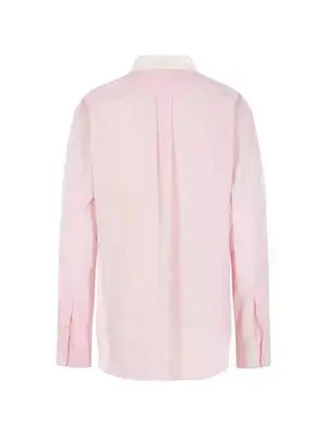 Miu Miu Poplin Shirt With Contrast Collar