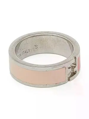 Fendi Two-tone Enamel Ring