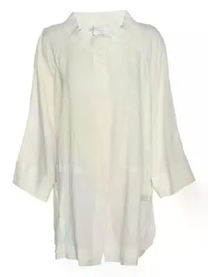Marina Rinaldi Linen Shirt - White