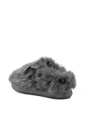 ROCKFISH Susan Fang Furry Mules - Grey