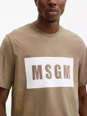 MSGM Logo-print T-shirt