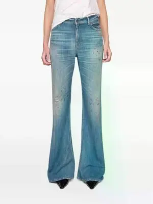 Acne Studios Flared Patch Trousers