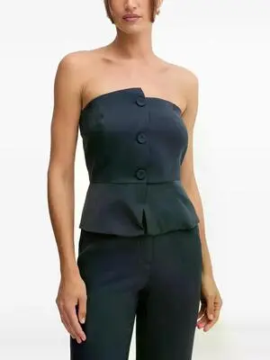 PEDRO DEL HIERRO Strapless Top - Blue