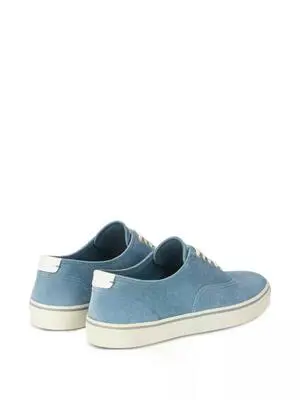 Brunello Cucinelli Reversed Leather Lace-up Sneakers
