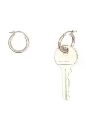 MAISON MARGIELA Mismatched Key Hoop Earrings