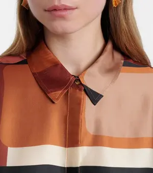 Faithfull The Brand Cora Printed Satin Shirt - Multicoloured
