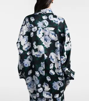 Stella McCartney Floral Print Satin Blouse