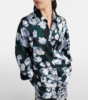 Stella McCartney Floral Print Satin Blouse