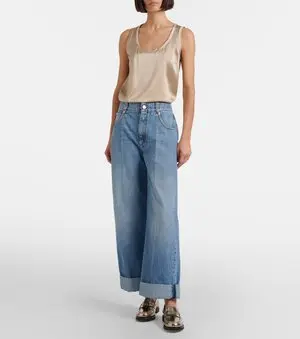 Brunello Cucinelli Wide-leg Jeans