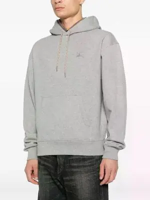Burberry Embroidered Drawstring Hoodie