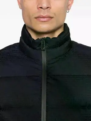 Emporio Armani Zip-up Jacket With All-over Pattern
