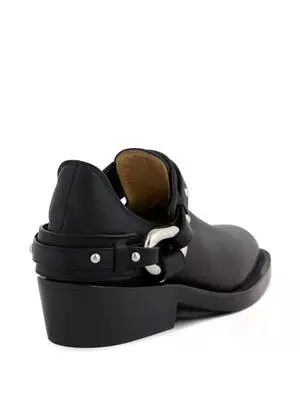 Rabanne Xl Link Biker Ankle Boots - Black
