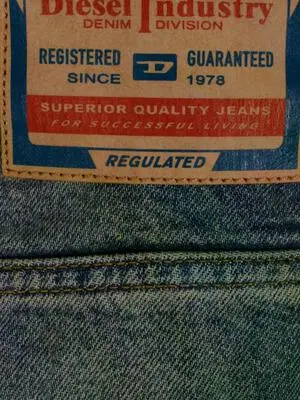 DIESEL® Relaxed Fit Wide Leg Jeans