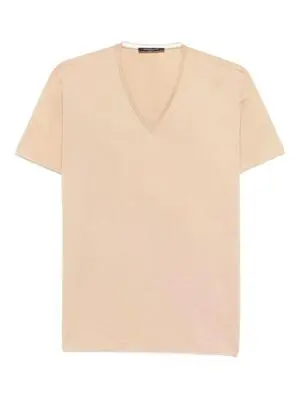 Fabiana Filippi V-neck T-shirt - Neutrals