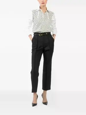 SHIRO SAKAI Polka-dot Panelled Shirt - White