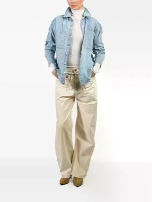 DL1961 Denim Overshirt With Press-stud Fastening And Chest Pockets