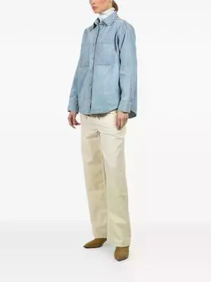 DL1961 Denim Overshirt With Press-stud Fastening And Chest Pockets