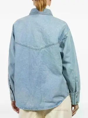 DL1961 Denim Overshirt With Press-stud Fastening And Chest Pockets